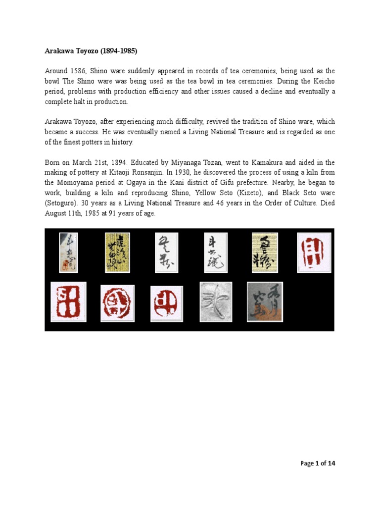 Japanese Antique Marks | PDF | Pottery | Ceramic Art