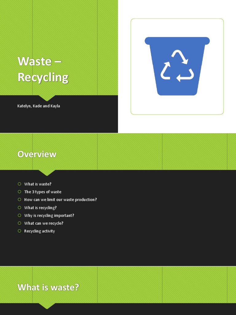 Recycling Powerpoint | PDF