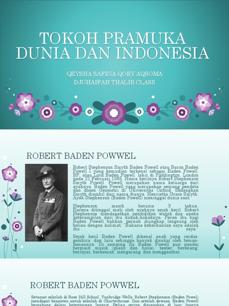 Tokoh Pramuka Dunia Dan Indonesia | PDF