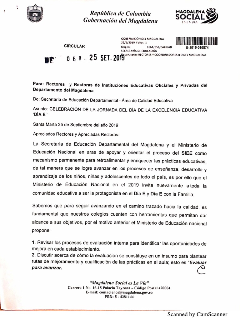 Circular Dia e 2019 | PDF