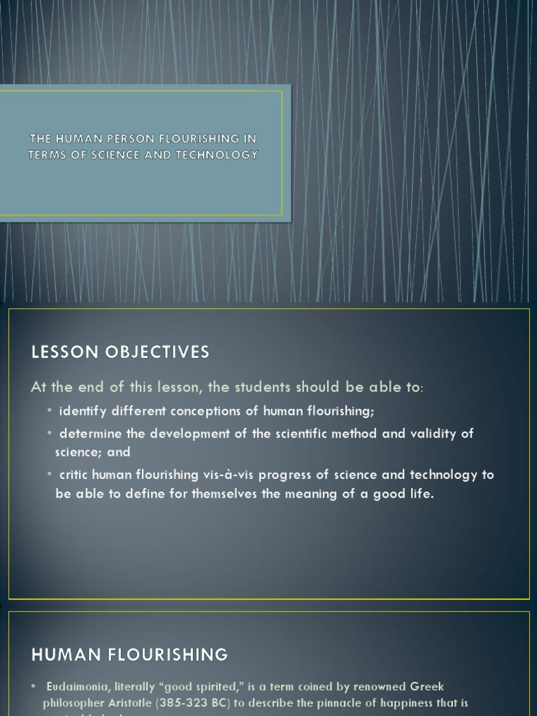 Human Flourishing | PDF | Aristotle | Science