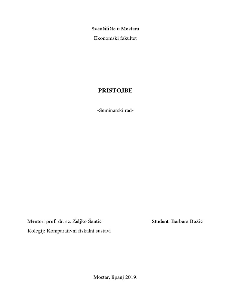 PRISTOJBE | PDF