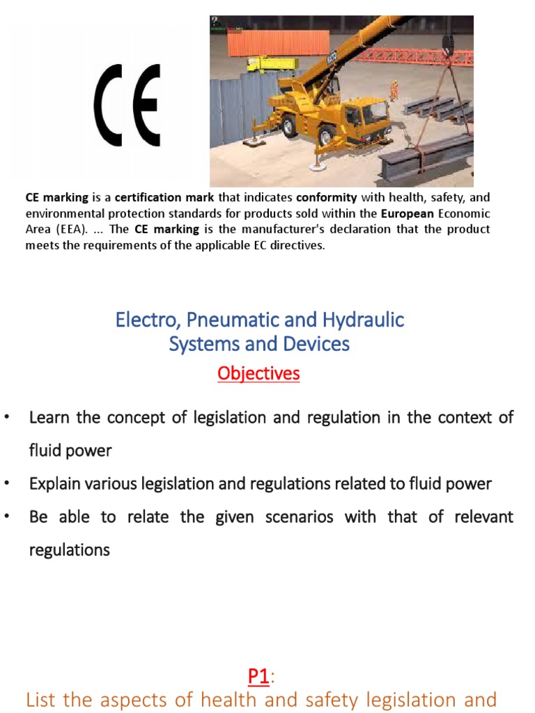 CE Marking Is A Certification Mark That Indicates Conformity With ...
