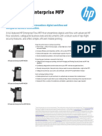 HP M605 Datasheet | PDF | Printer (Computing) | Microsoft Windows