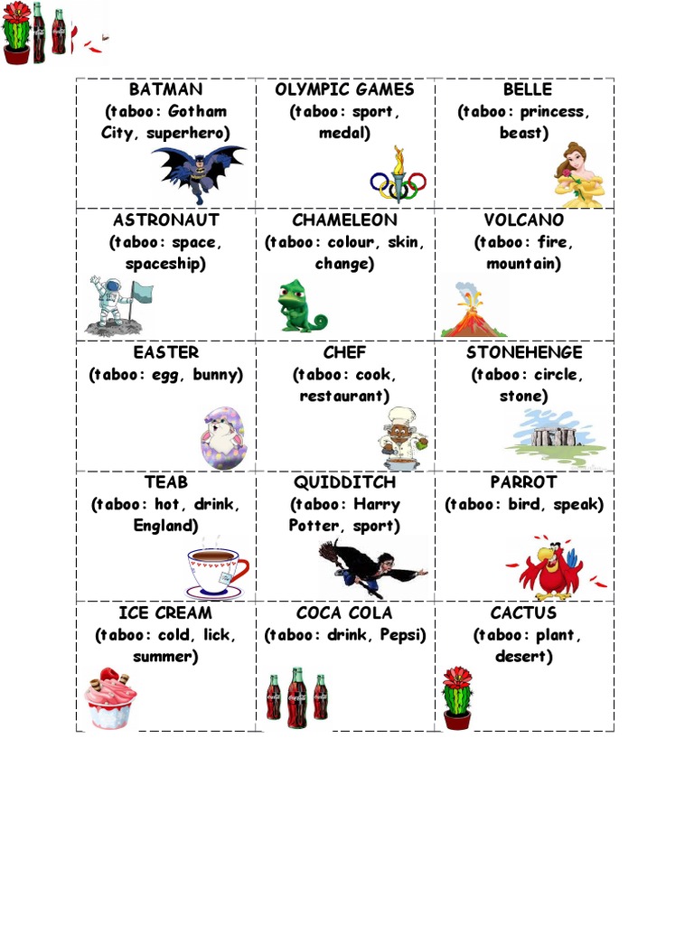 Fun Word Association Game | PDF