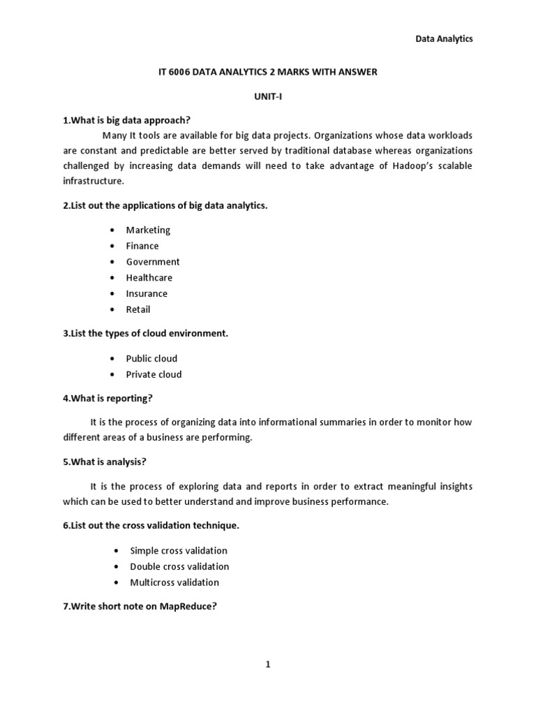 Data Analytics Techniques | PDF | Cluster Analysis | Apache Hadoop