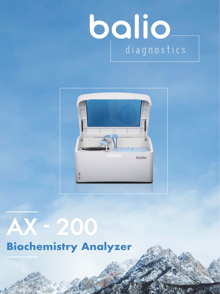 Balio Ax-200 Brochure en | PDF | Optics | Applied And Interdisciplinary ...