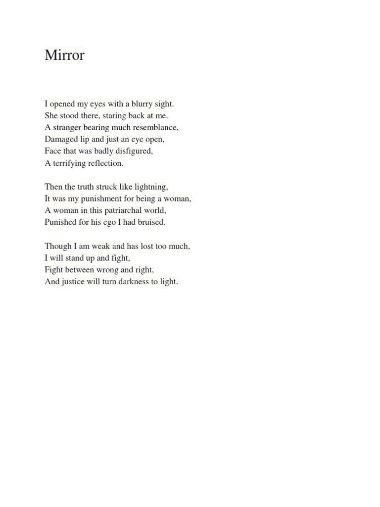 CW - Free Verse | PDF