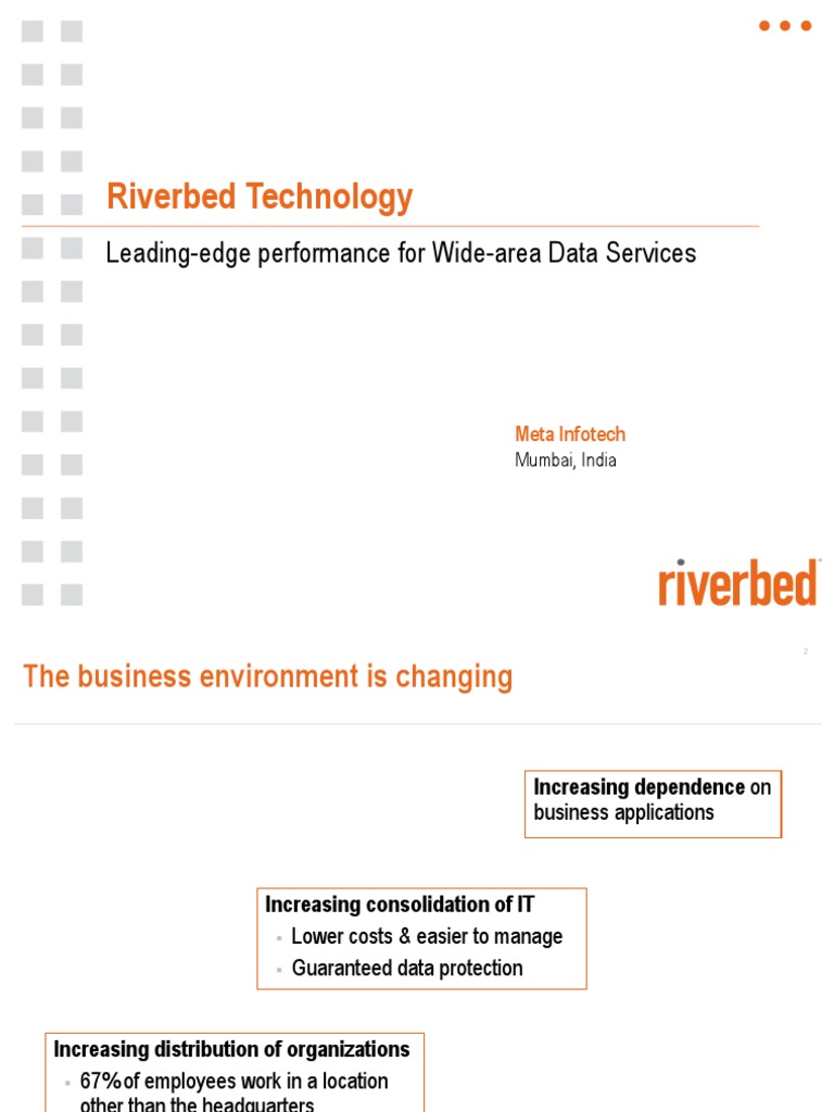 Riverbed RS Technology Presentation | PDF | Backup | Data Center