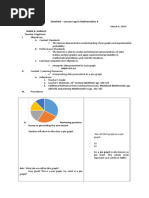 Cot Math 6 - DLP - Constructing Pie Graph | PDF | Pie Chart | Learning