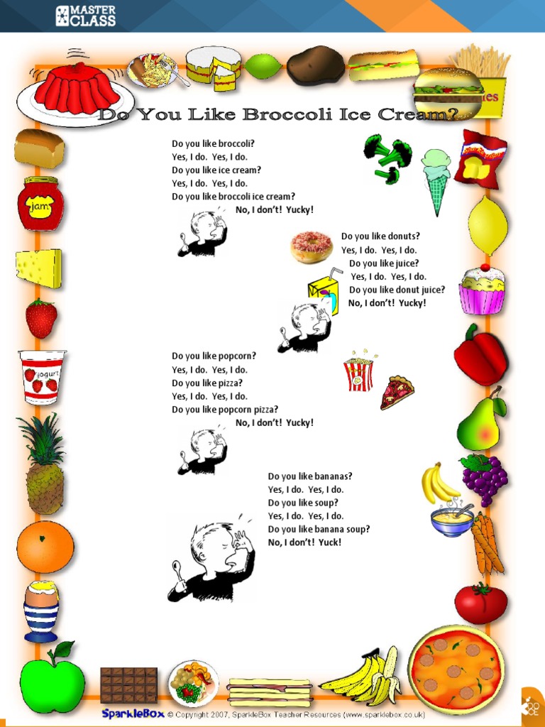 1529897359do You Like Broccoli Ice Cream | PDF