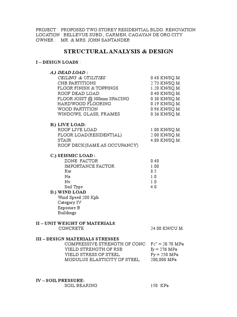 Structural Design | PDF