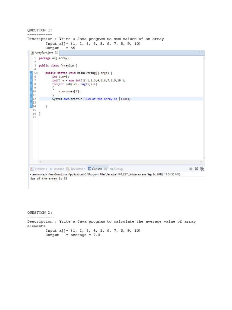 Arrays List | PDF | Array Data Structure | Computer Programming