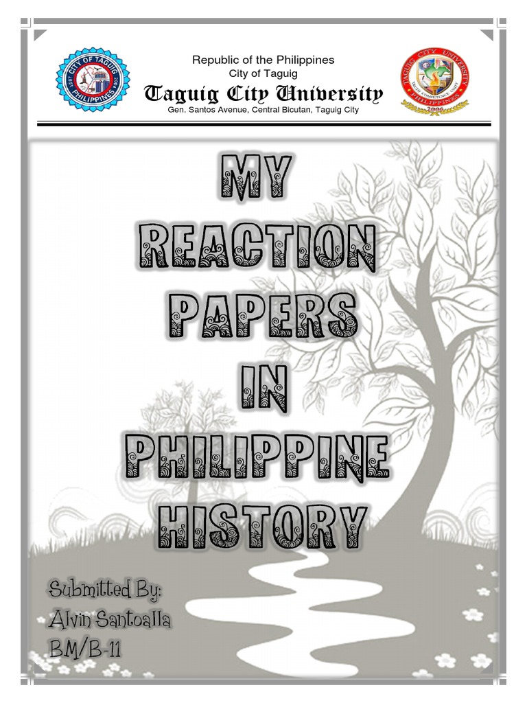 Philippine History Reaction Paper | PDF | Philippines | Colonialism