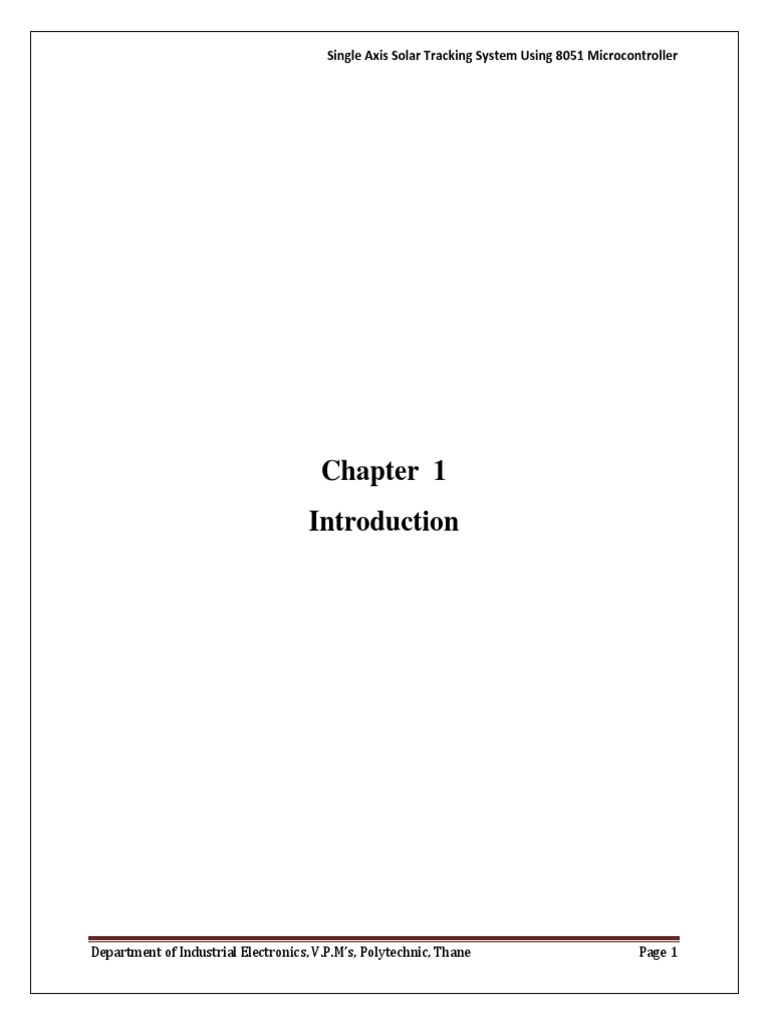 Single Axis Solar Tracking System Using 8051 Microcontroller 786-4 | PDF | Power Supply | Switch