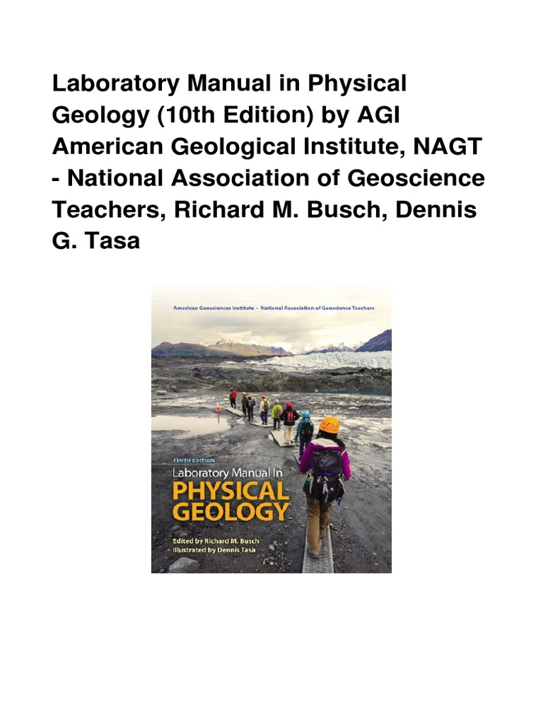 Laboratory Manual in Physical Geology 10 PDF | PDF