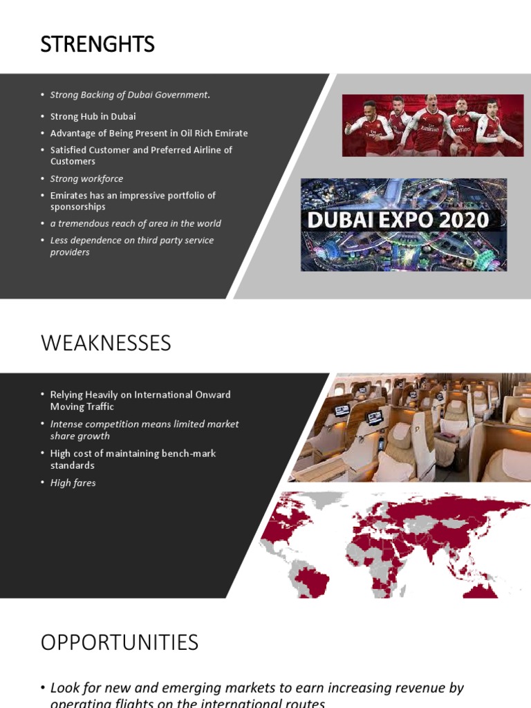 Emirates Airline SWOT Analysis | PDF