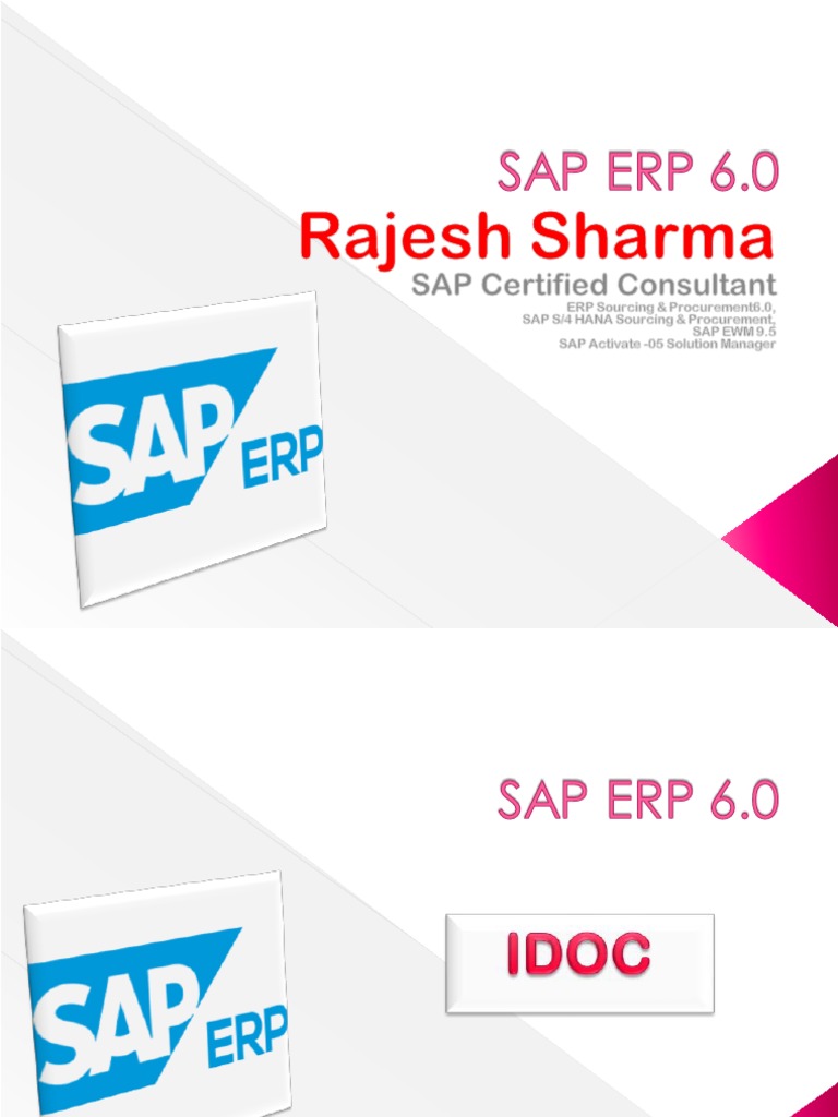 Sap Idoc | PDF | Electronic Data Interchange | Data