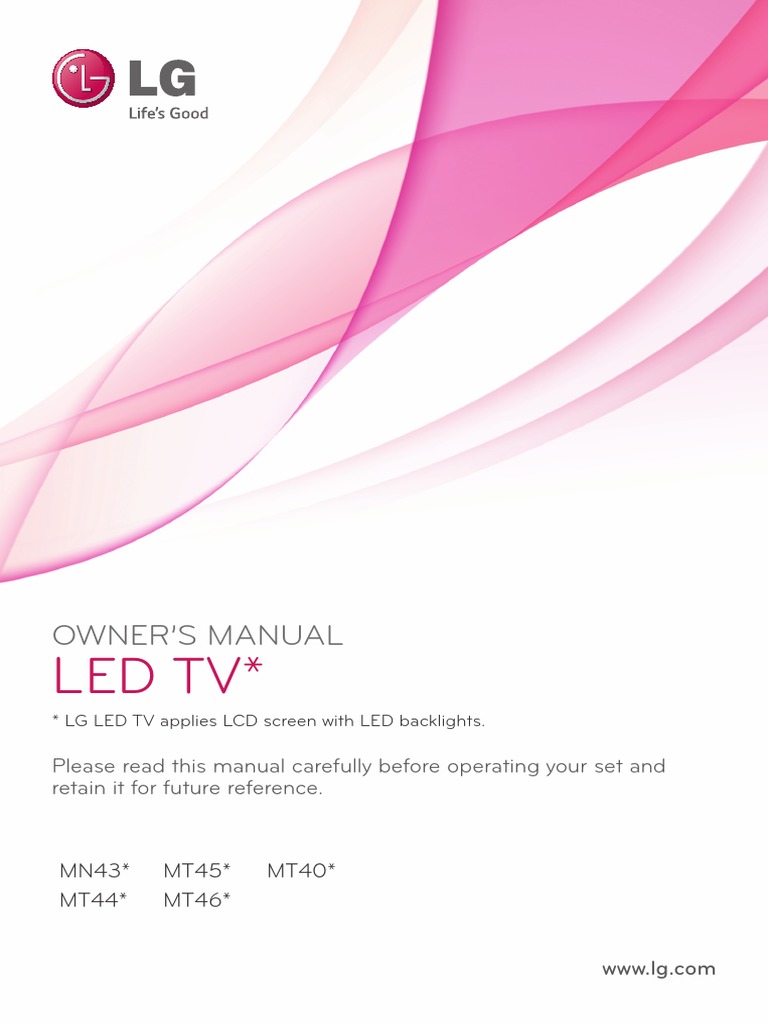Led TV : Owner'S Manual | PDF | Hdmi | Menu (Computing)