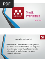Panduan Menggunakan Mendeley | PDF