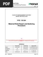 Welding Repair Procedure | PDF | Nondestructive Testing | Welding
