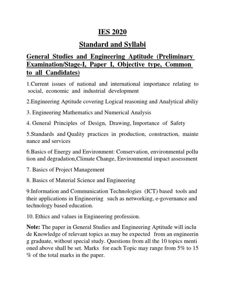Ies Syllabus | PDF | Heat Transfer | Jet Engine