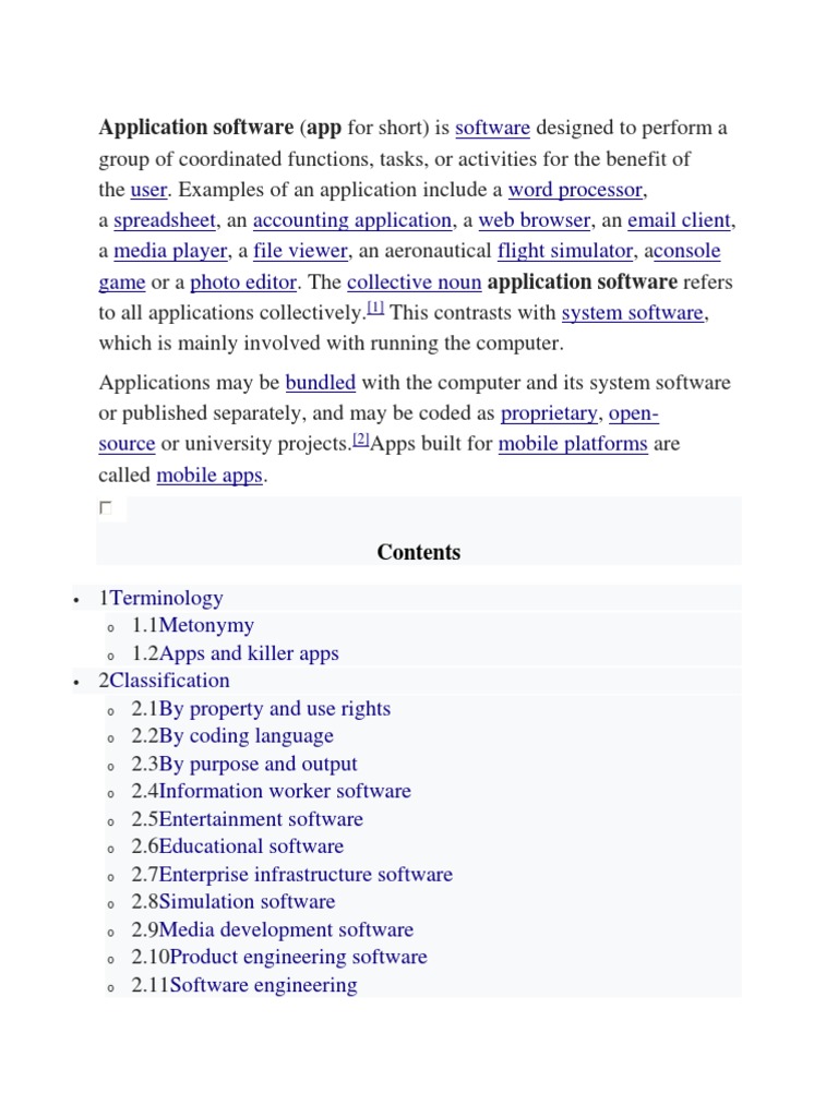Application Software | PDF | Application Software | Object Oriented ...