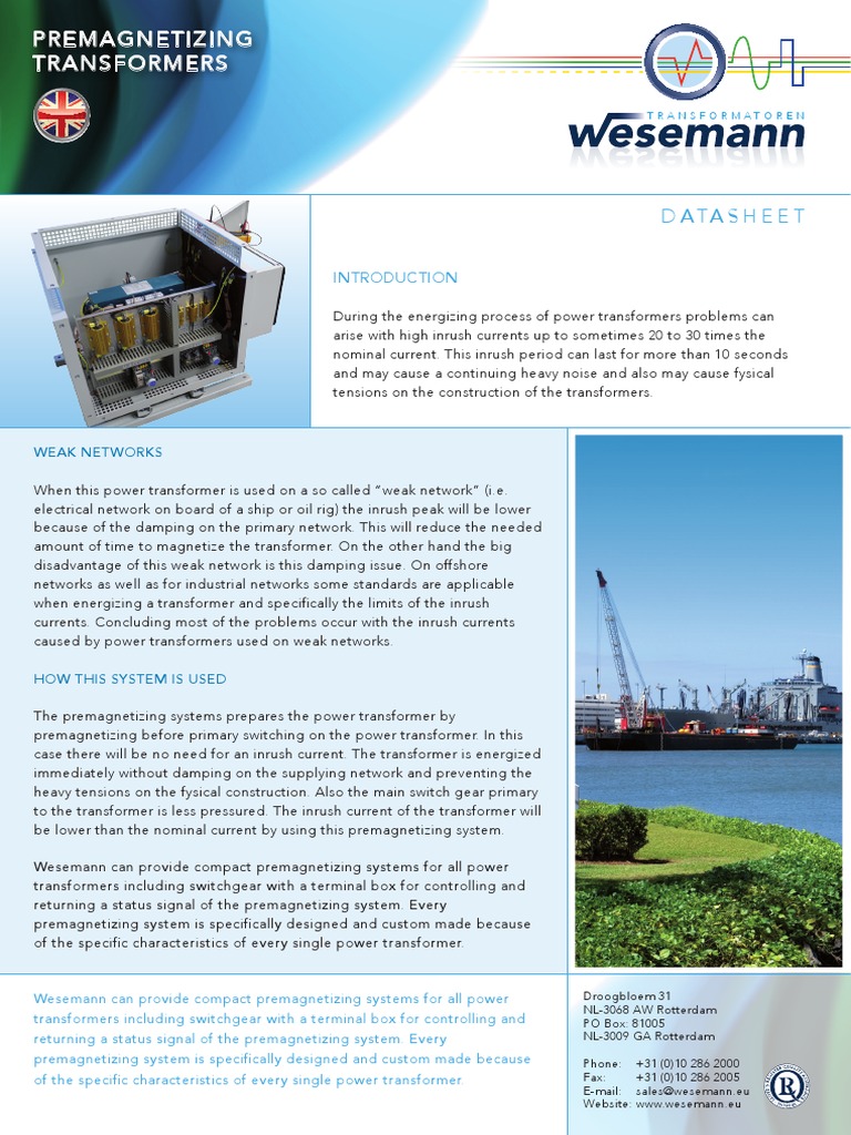 Premagnetizing Systems en | PDF | Transformer | Electronic Engineering