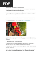 Celebración del Año Nuevo Lunar Chino | PDF | Tradiciones estacionales ...