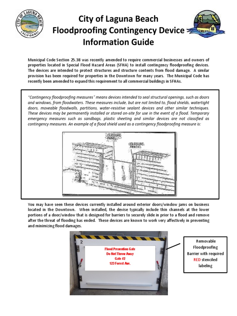 Floodplain Information Handout - Updated March 2015 | PDF | Flood ...