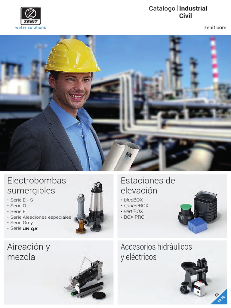 Zenit Catalogo Industrial y Civil 50Hz ES | PDF | Calidad (comercial ...