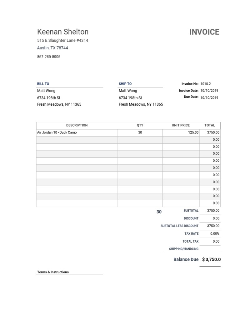 Invoice1010 2 | PDF