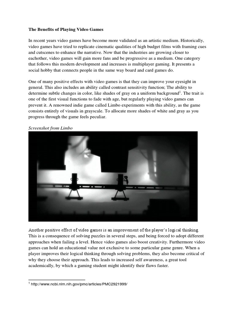 Argumentative Essay 2 | PDF | Video Games | Aggression