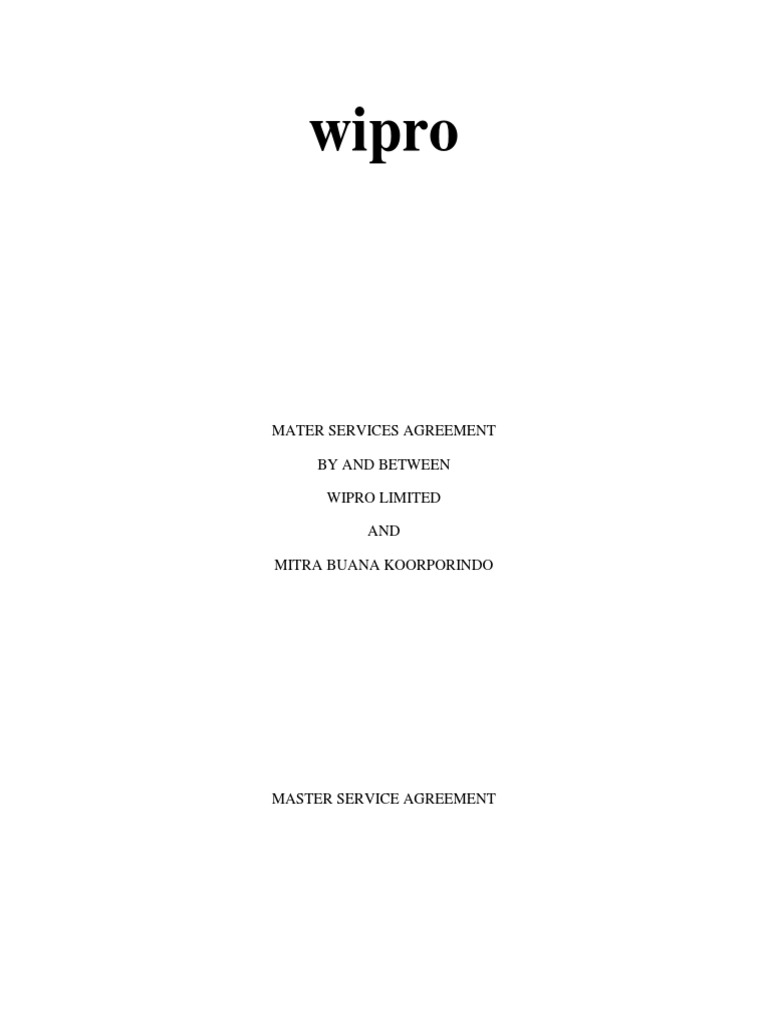 Wipro | PDF | Mediation | Liability Insurance