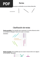 Clases de Rectas - Actividades | PDF