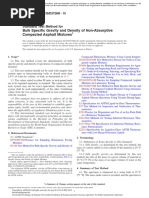 ASTM D2726 - 2019 - Bulk Specific Gravity and Density of Non-Absorptive Compacted Asphalt ...