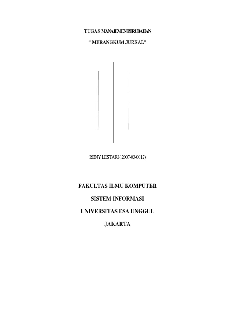 Merangkum Jurnal | PDF