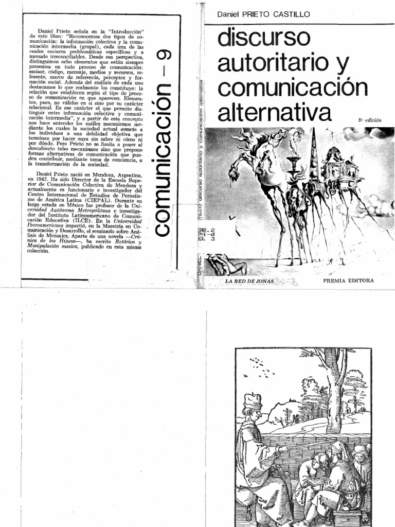 Texto 1 - PRIETO CASTILLO, DANIEL - Discurso Autoritario y Comunicación Alternativa - PREMIA ...