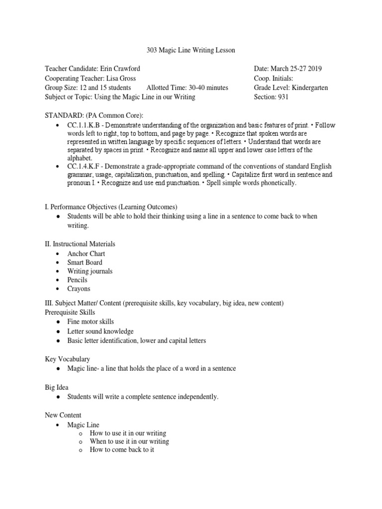 Magic Line Writing for Kindergarten | PDF | Symbols | Human Communication