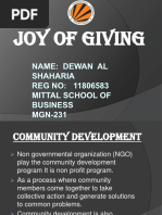 A Narrative Report - Community Service | PDF | Community | Cognition