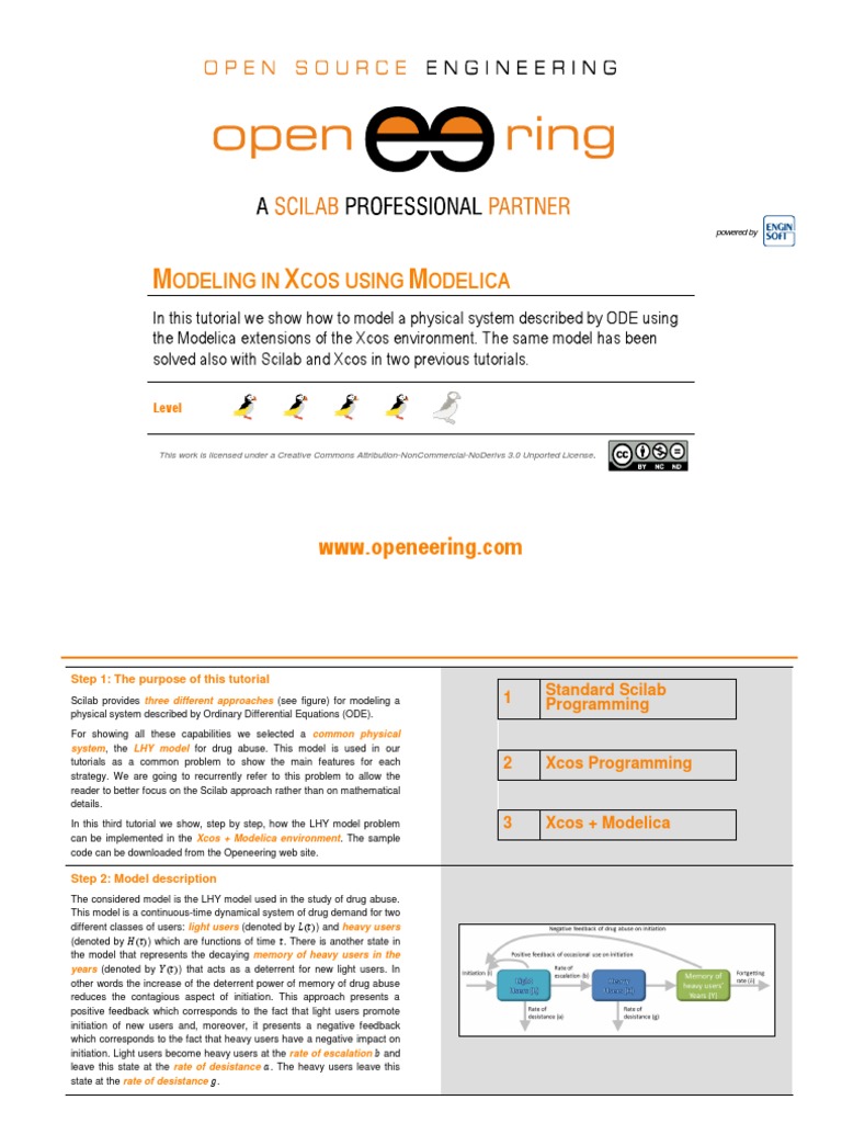 Xcos + Modelica Tutorial for Engineers | PDF | Parameter (Computer Programming) | Series And ...