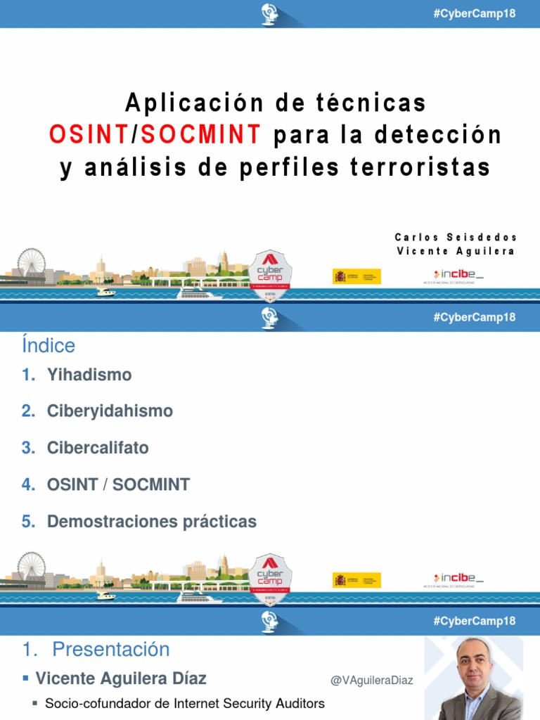 Aplicacion de Tecnicas OSINT y SOCMINT para Perfiles Terroristas | PDF ...