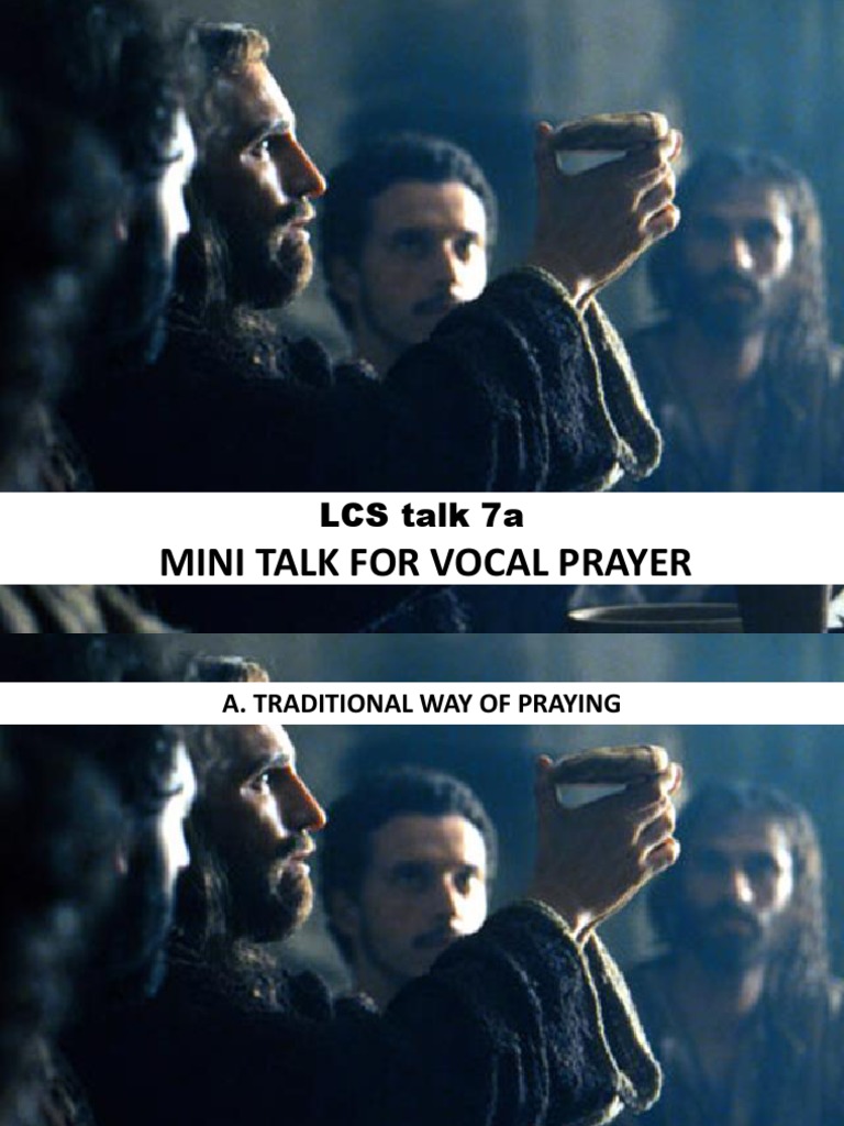Mini Talk For Vocal Prayer | PDF | Psalms | Prayer