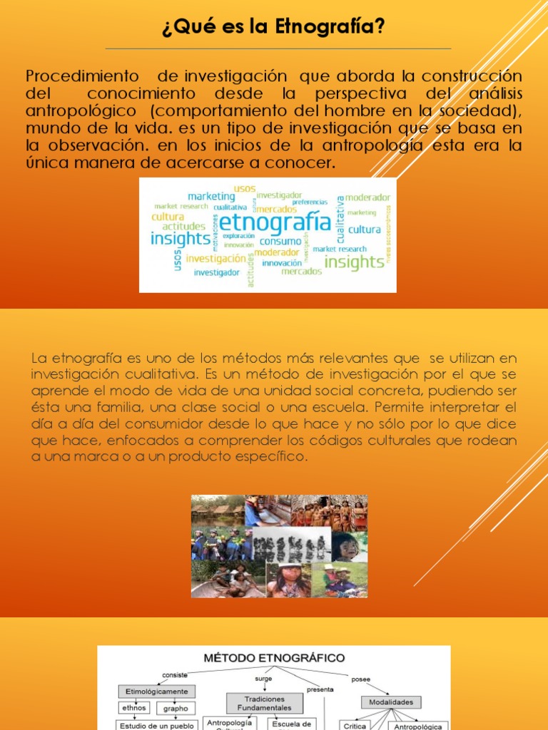 ETNOGRAFIA | PDF | Etnografía | Investigación cualitativa