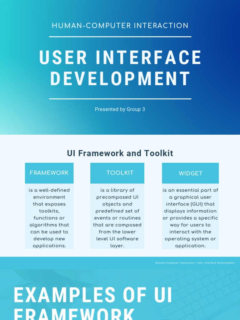 HUMAN-COMPUTER INTERACTION | UI FRAMEWORKS | PDF | Graphical User Interfaces | User Interface