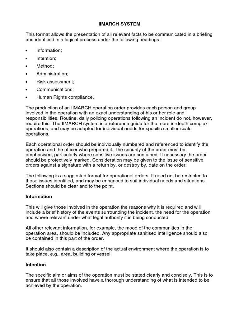 Iimarch System | Download Free PDF | Crime Scene | Justice