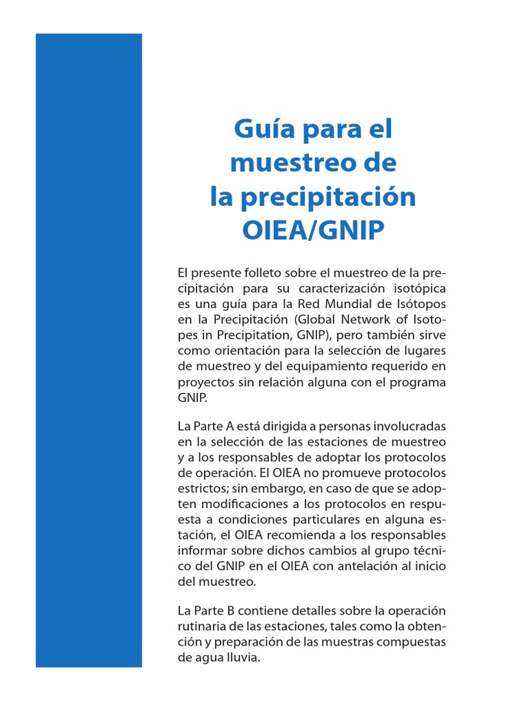 Gnip Manual v2.02 Es HQ | PDF | Precipitación | Lluvia