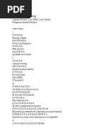 Lyre Chords | PDF