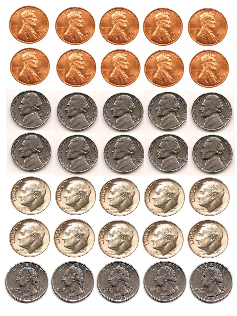 Moneda de 1 Centavos A 1 Dolar | PDF