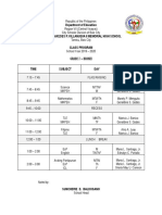 Computer Lab Schedule | PDF | Philippines